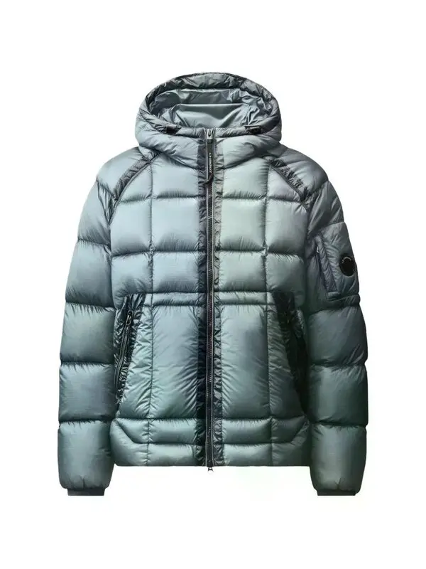 C.P. COMPANY Quilted Lens-detail Jacket - Blue