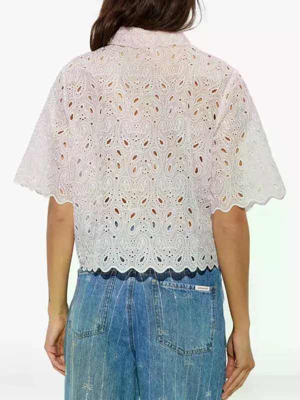 FRAME Paisley Eyelet Shirt