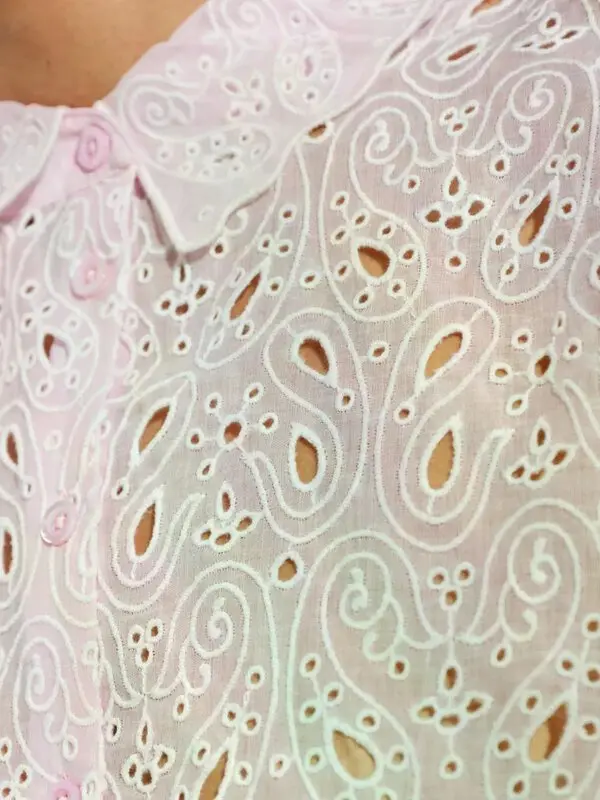 FRAME Paisley Eyelet Shirt