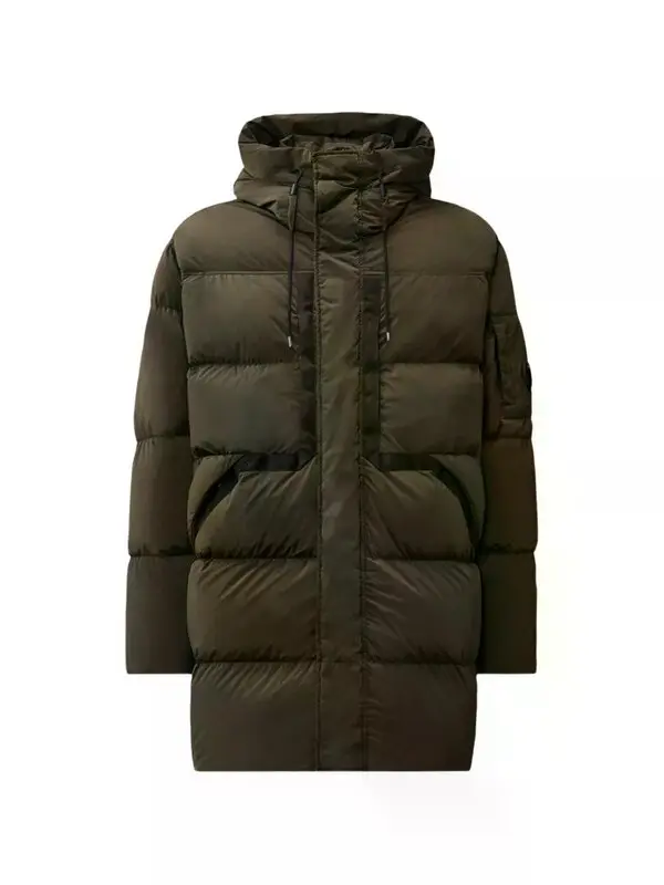 C.P. COMPANY Hooded Padded Jacket - Green