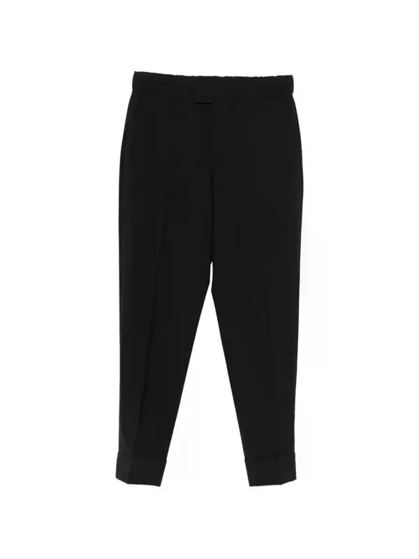 BERWICH Turn-up Cuff Trousers - Black