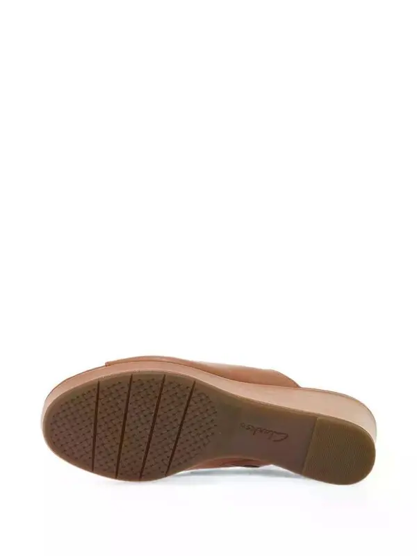 Clarks Sabina Open-toe Wedge Sandals