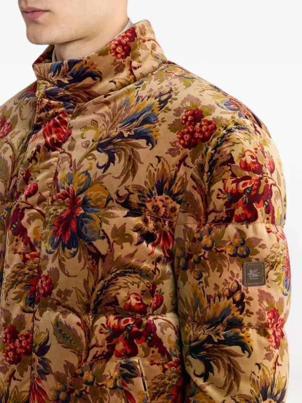 Etro Floral-print Velvet Jacket