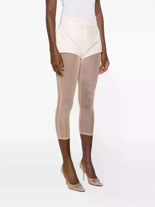 VESTIAIRE D'UN OISEAU LIBRE High-rise Structured Shorts