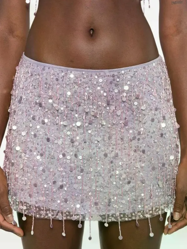 ASTA RESORT Yasmin Hand-beaded Skirt