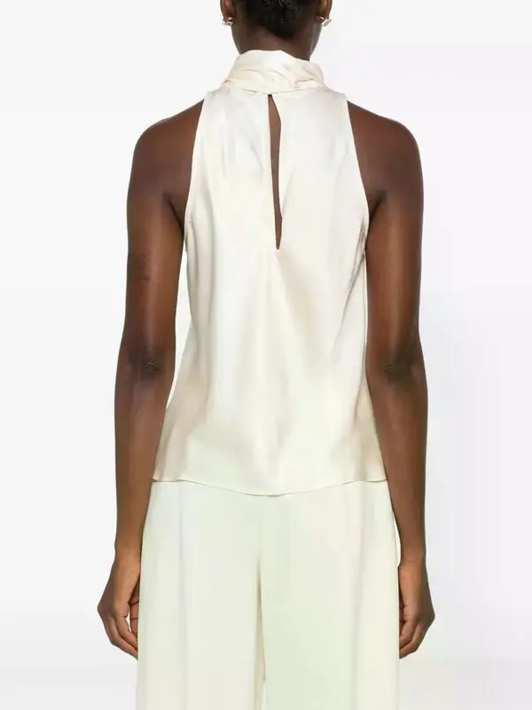 Brunello Cucinelli Asymmetric Halterneck Top