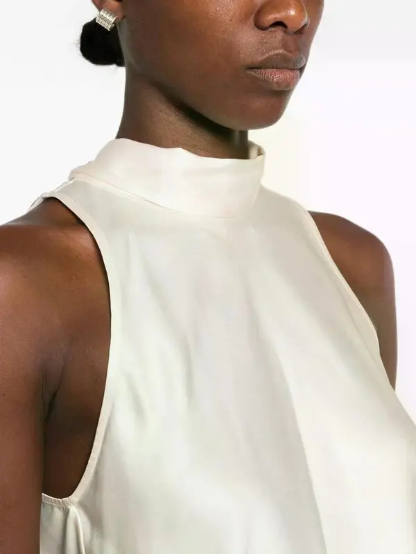 Brunello Cucinelli Asymmetric Halterneck Top