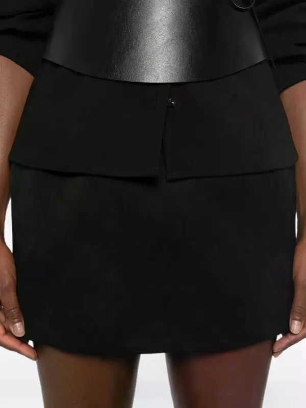 MUGLER High-waisted Mini Skirt