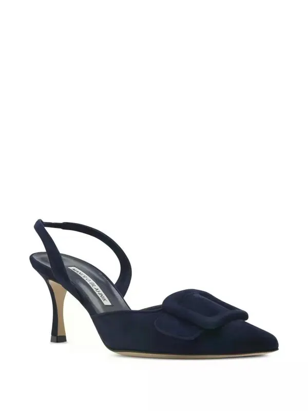 Manolo Blahnik Maysli Slingback Pumps - Blue