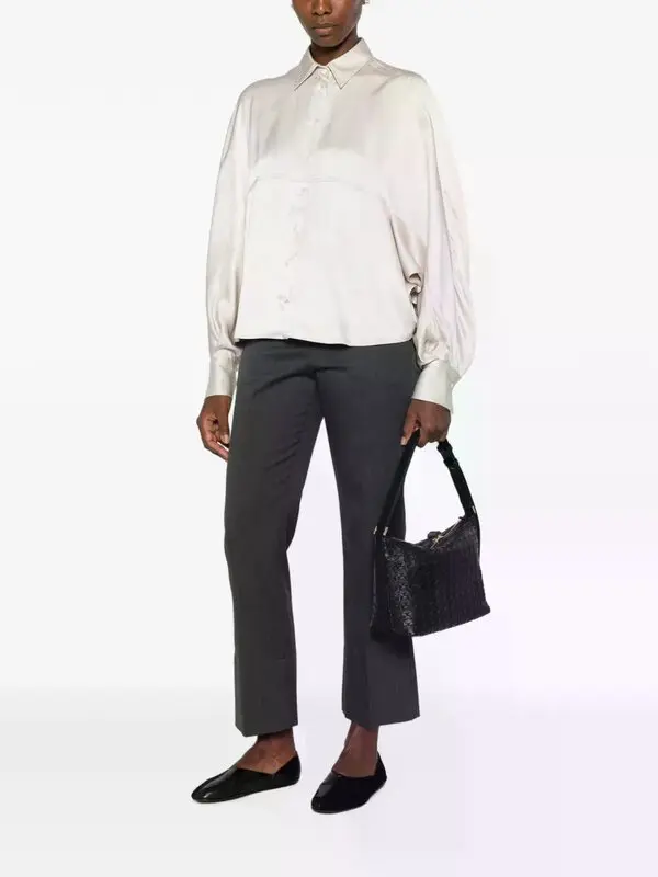 Brunello Cucinelli Flared Trousers - Grey