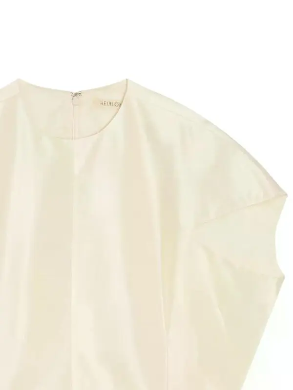 HEIRLOME Panelled Cut-out Top - White