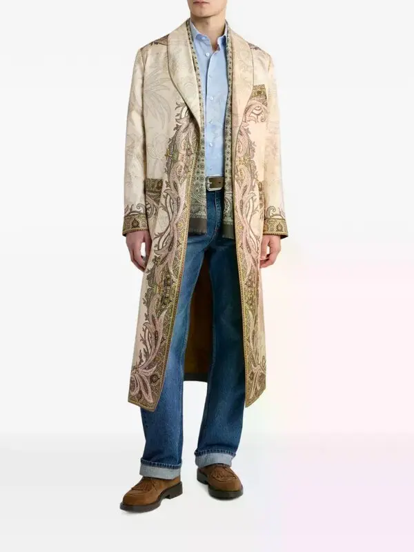 Etro Pegaso Paisley-print Coat