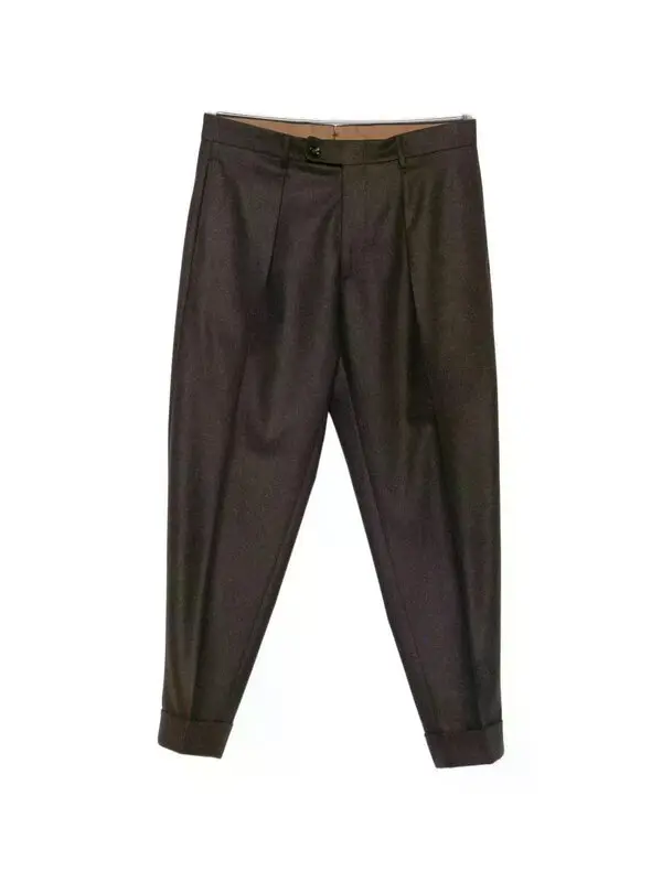 BERWICH Pleated Wool Trousers