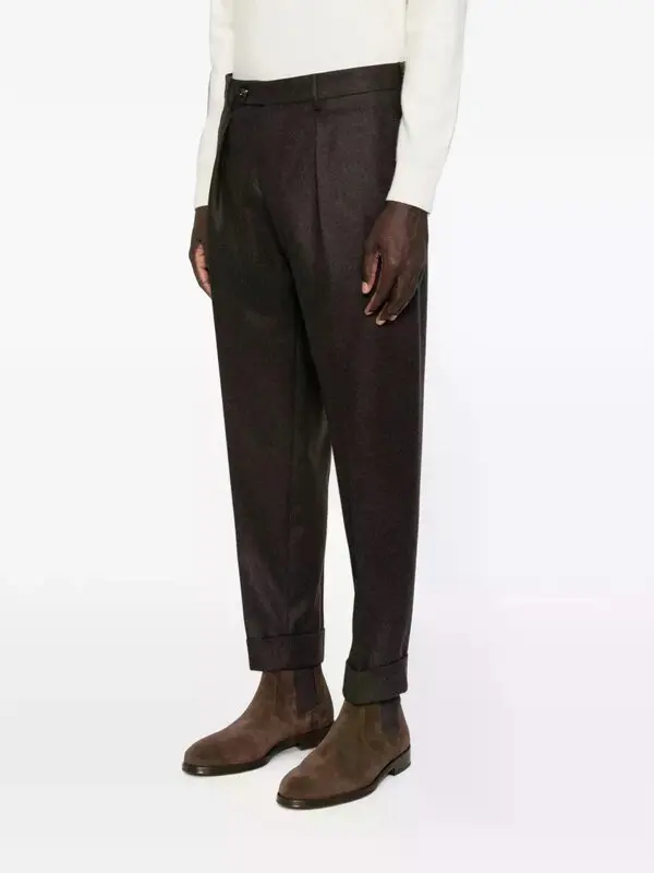 BERWICH Pleated Wool Trousers