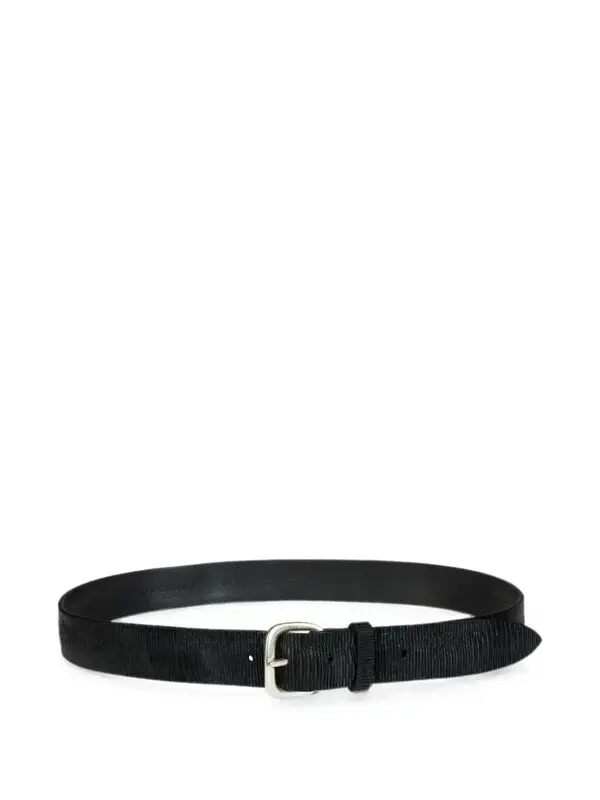 Orciani Blade Textured Leather Belt - Black