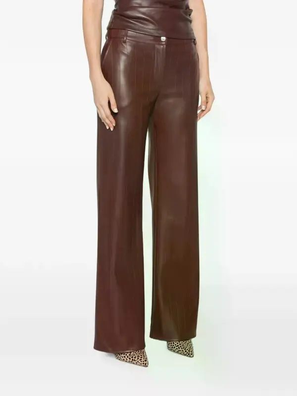 Patrizia Pepe Faux-leather Palazzo Pants