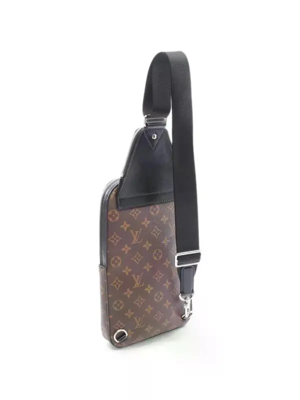 LOUIS VUITTON 2021s Avenue Monogram Macassar Sling Bag - Brown