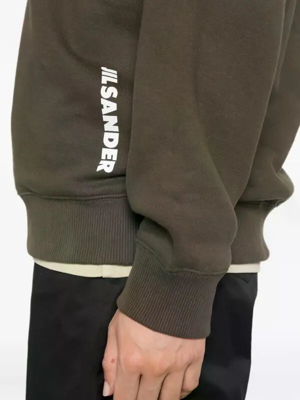 JIL SANDER Logo-print Crew-neck Sweater