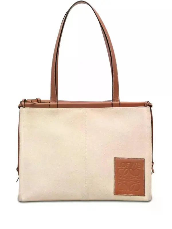 Loewe 2020 Large Canvas Cushion Tote Bag