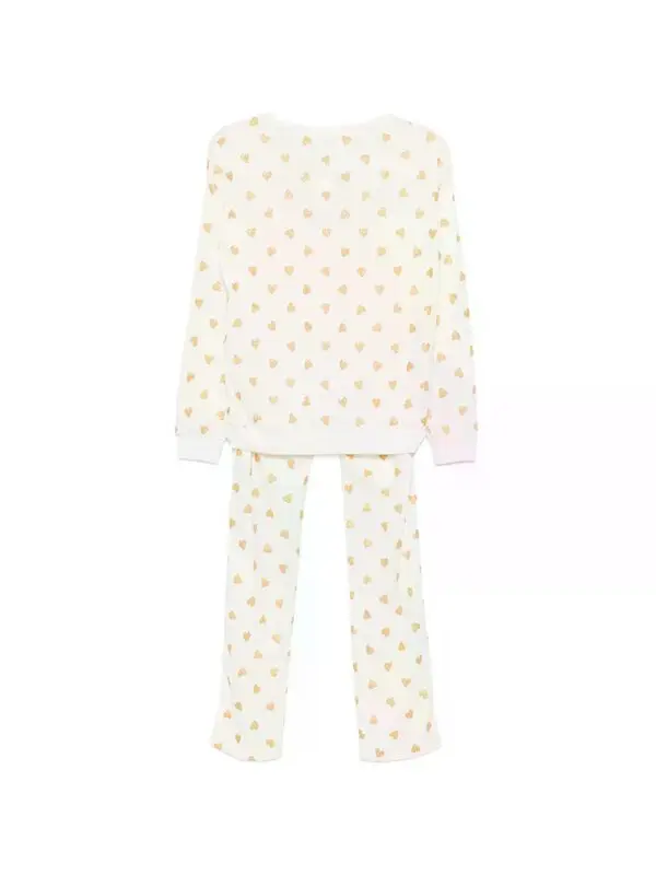 Petit Bateau Heart-print Pajamas