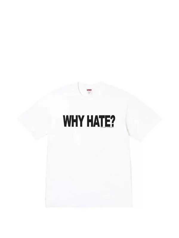 Supreme Slogan-print T-shirt - White