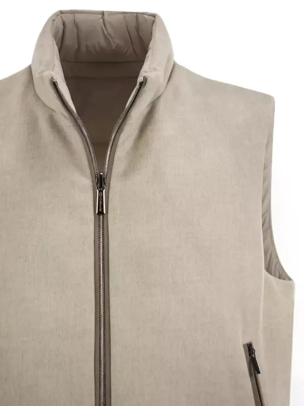 MOORER Reversible Quilted Gilet