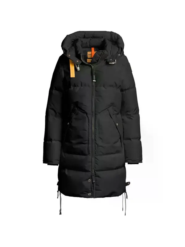 PARAJUMPERS Long Bear Hooded Parka Coat - Black