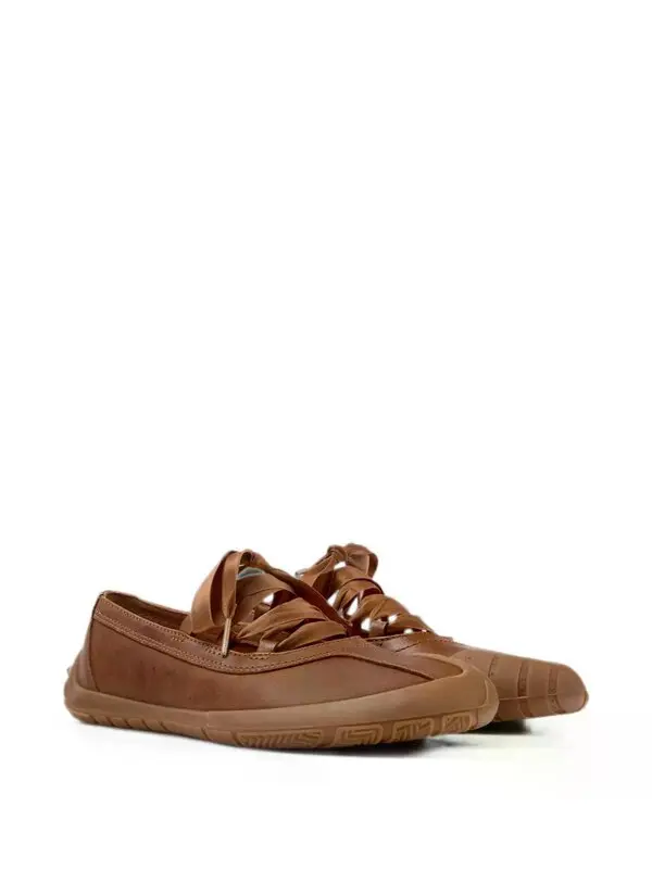 Camper Peu Path+ Lace-up Ballet Flats