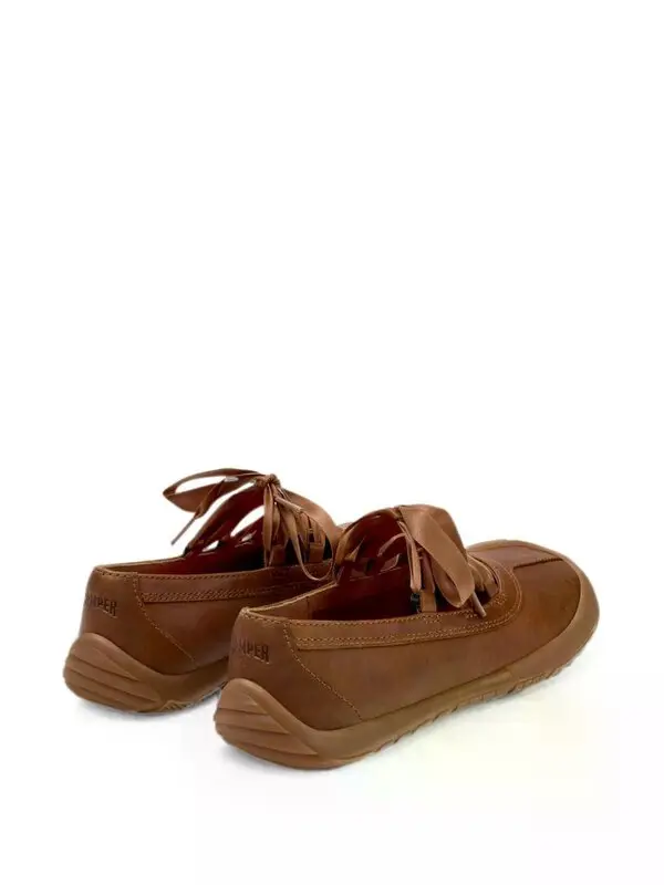 Camper Peu Path+ Lace-up Ballet Flats