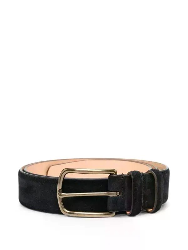 Officine Creative Suede Buckle-fastening Belt - Black