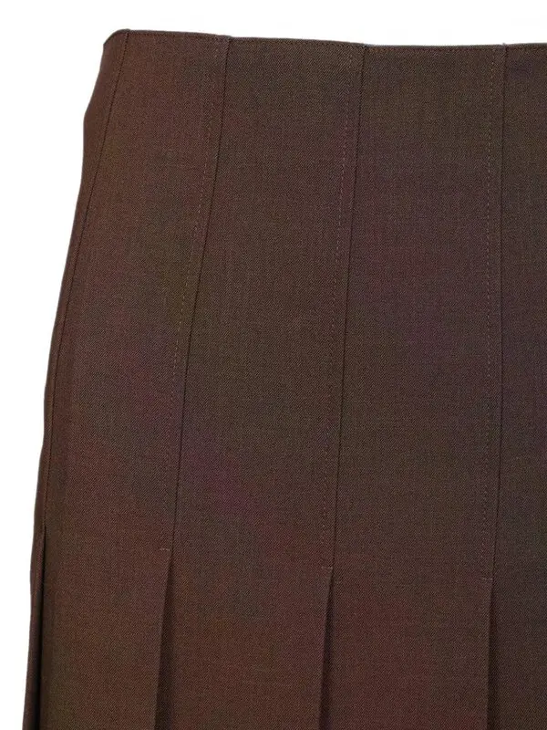 AL DUCA D’AOSTA 1902 Long Pleated Skirt