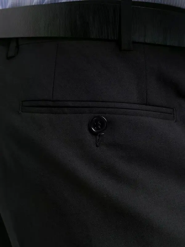 Canali Pressed-crease Tailored Trousers