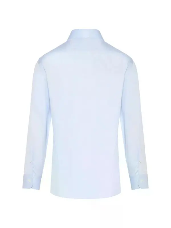 BARBA NAPOLI Spread-collar Long-sleeve Shirt