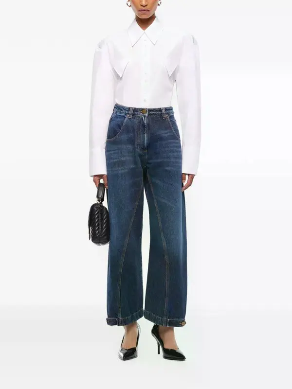 Pinko Seam-detail Jeans - Blue