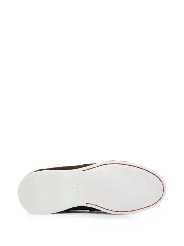 Kiton Calf Suede Penny Loafers
