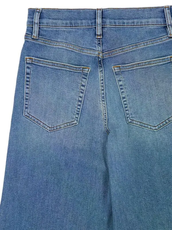FRAME Le Slim Wide-leg Jeans