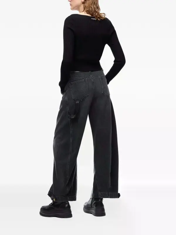 Pinko Panelled Zipped Jeans