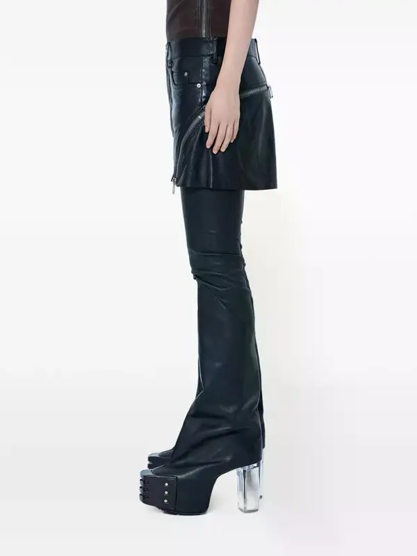 Rick Owens Bolan Banana Zip-detail Mini Skirt