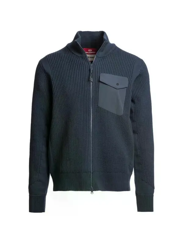 PARAJUMPERS Hart River Ribbed Cardigan - Blue