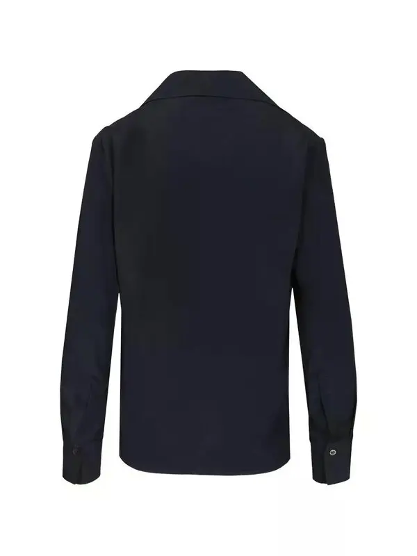 AL DUCA D’AOSTA 1902 V-neck Silk Blouse