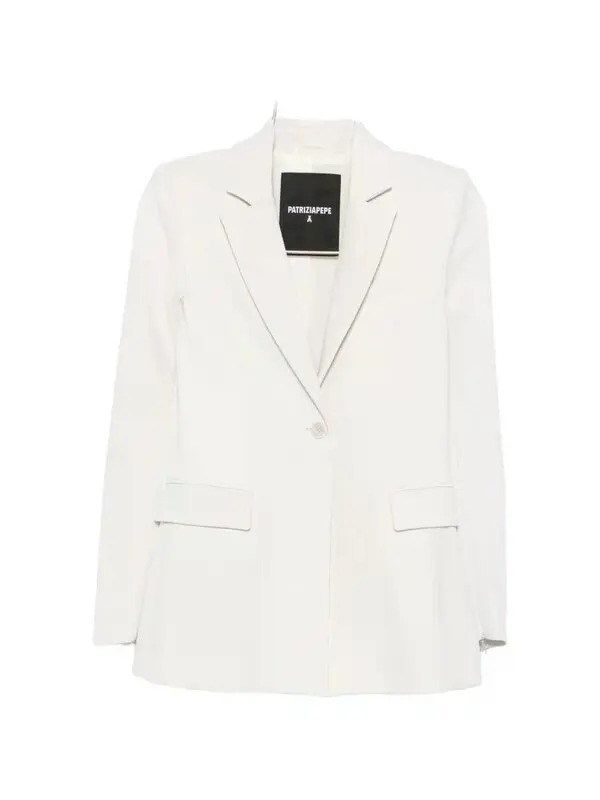 Patrizia Pepe Zip-cuff Single-breasted Blazer