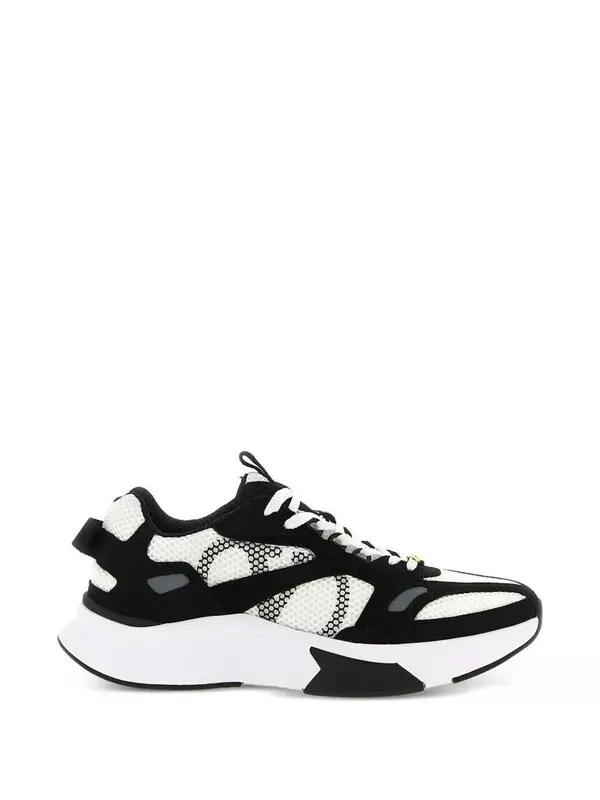 Valentino Garavani Demivee Vlogo Signature Mesh Sneakers - Black