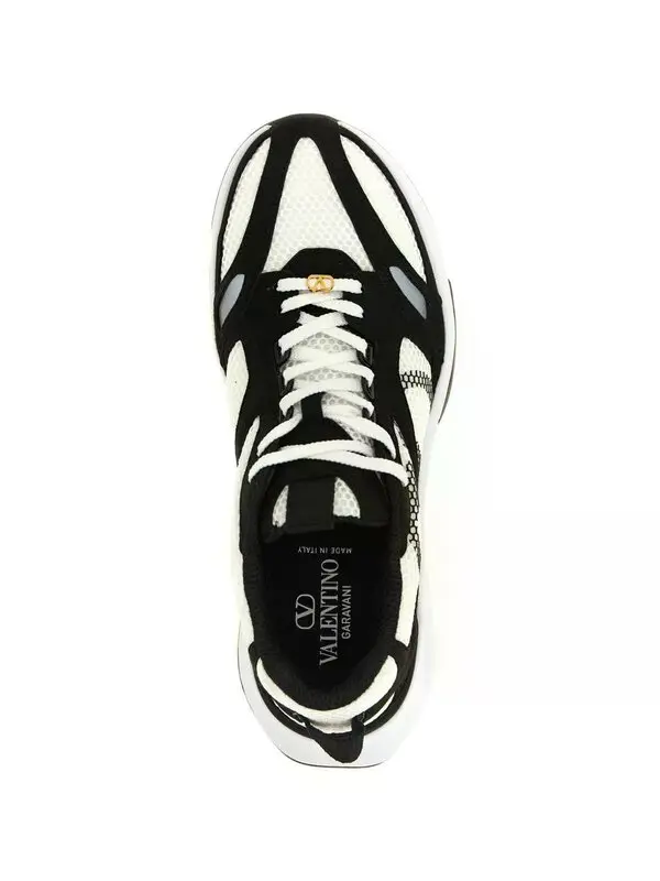 Valentino Garavani Demivee Vlogo Signature Mesh Sneakers - Black