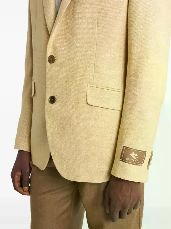 Etro Pegaso-patch Single-breasted Blazer