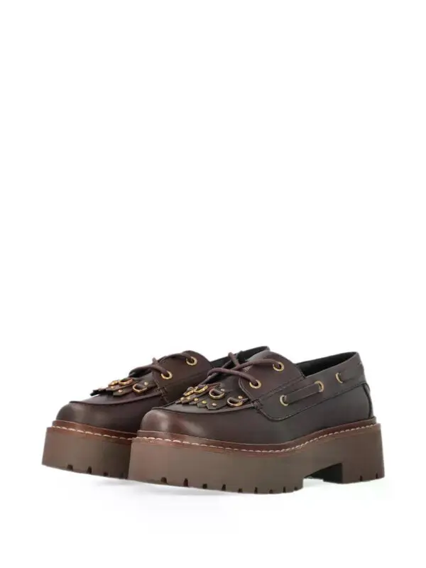 Pinko Fringe-detail Platform Loafers