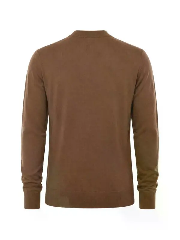 PAOLO PECORA Crew-neck Sweater - Brown