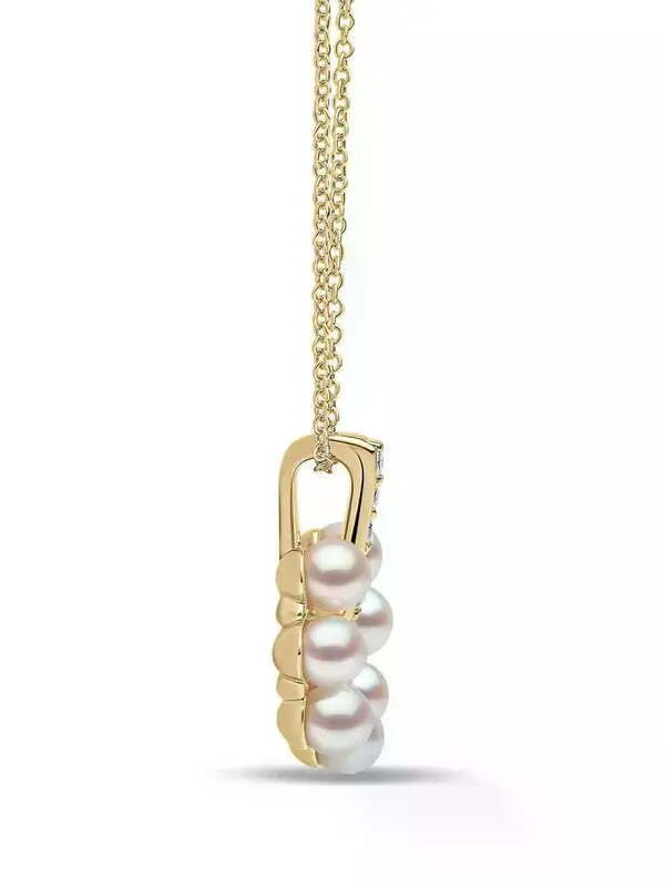 Yoko London Eclipse Pearl And Diamond Necklace
