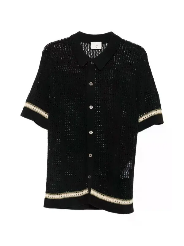 CHE Crochet Short-sleeve Shirt