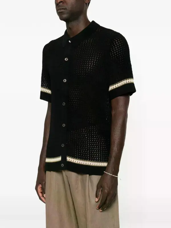 CHE Crochet Short-sleeve Shirt