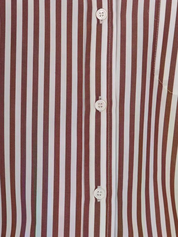 Max Mara Vertical Stripe Cotton Shirt